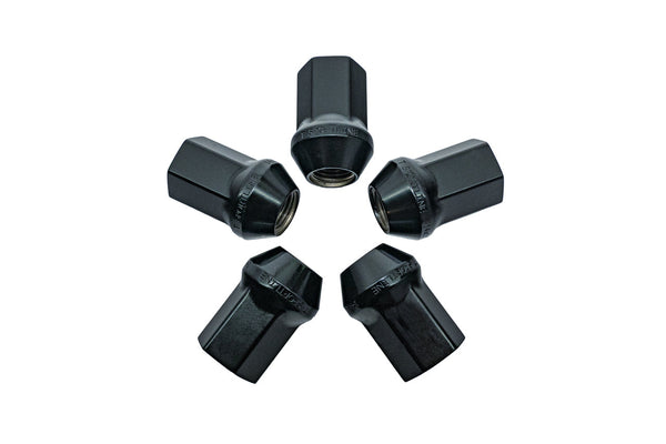 Tesla Wheel Lug Nut Set - Forged Steel Black Enclosed End & Non-Marrin - EV Sportline - The ...