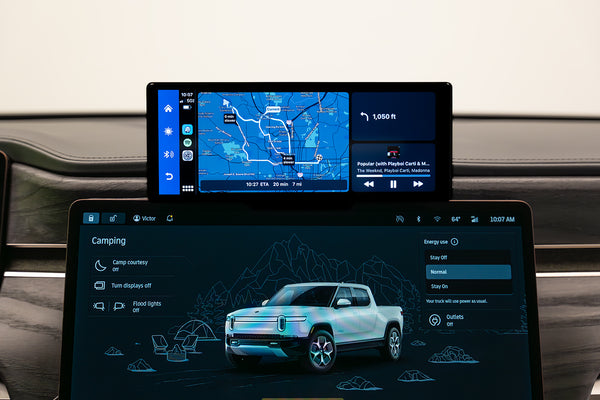 Apple CarPlay / Android Auto Smart Dash Screen for Rivian R1T / R1S by ...