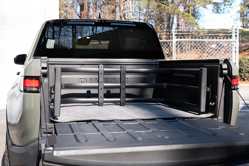 Rivian R1T Flip-Out Bed Extender - RMaxx Exclusive No Drill / Bolt-on ...