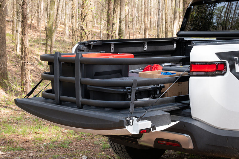 Rivian R1T Flip-Out Bed Extender - RMaxx Exclusive No Drill / Bolt-on ...