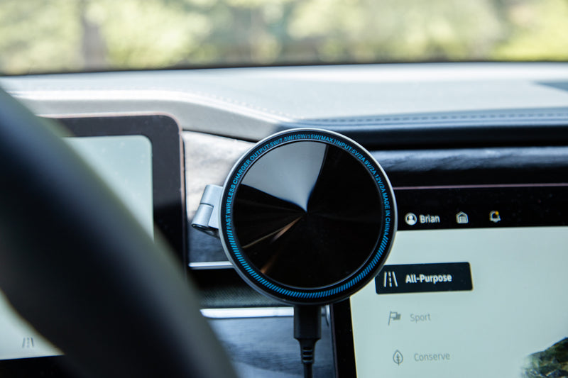 Ford Mustang Mach-E Adjustable MagSafe Apple iPhone Mount & Wireless C ...