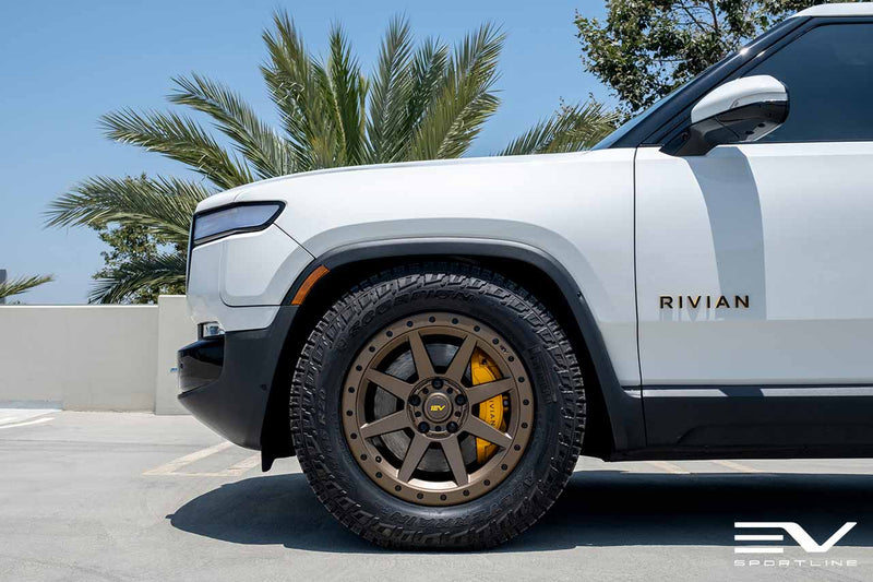 Team 1EV R800 Compass 8 Spoke 20" Flow Forged Wheels for Rivian R1T ...