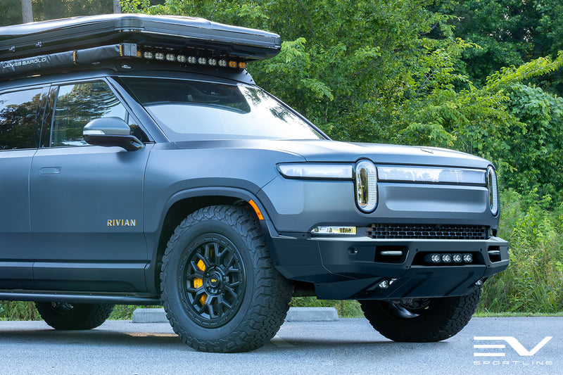 RMaxx Extreme Duty Light Weight Aluminum Front Bumper for Rivian R1T ...