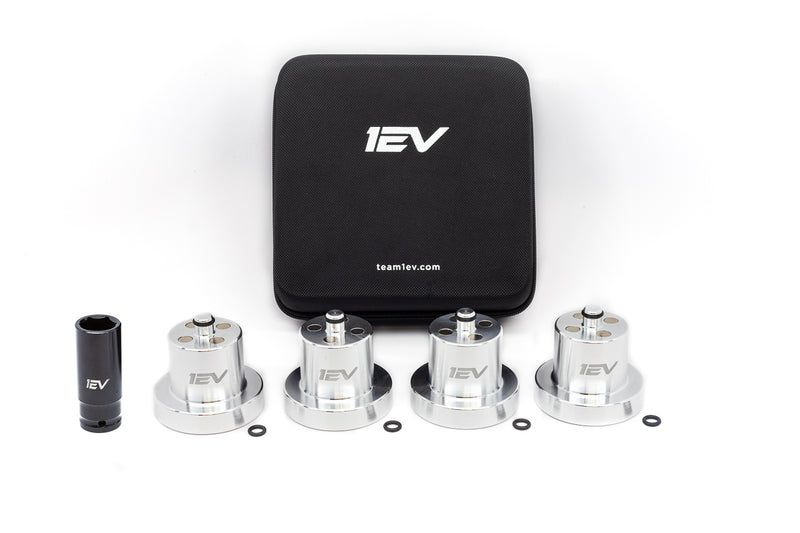Rivian R1T / R1S Jack Pad Pucks - Scout Series Billet Aluminum Heavy D ...
