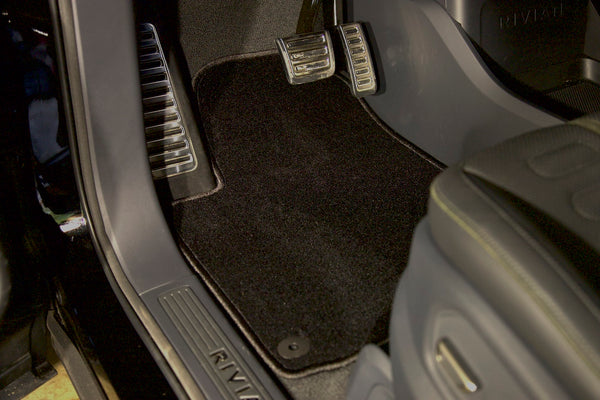 Team 1EV Precision Fitment Carpet Floor / Bed / Frunk Mats for Rivian ...
