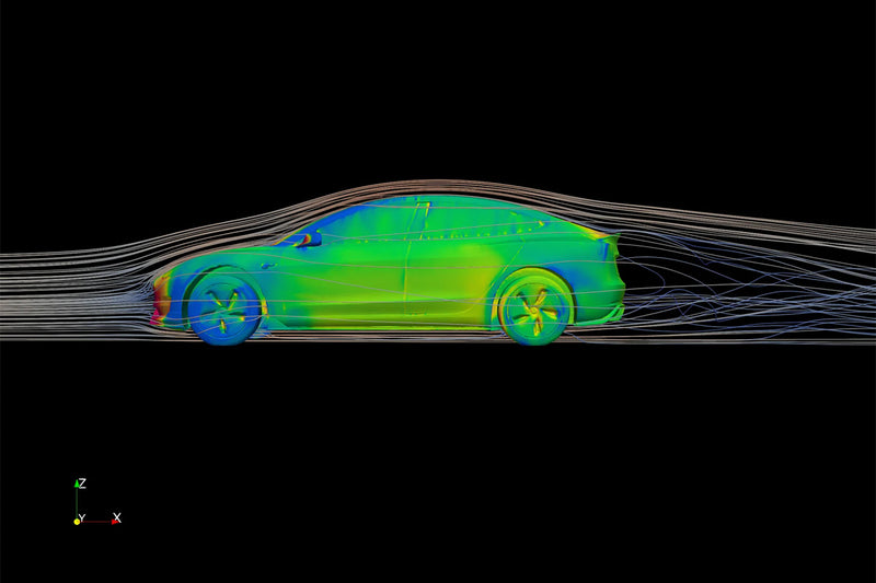 Adro Tesla Model 3 Carbon Fiber Full Body Kit - EV Sportline - The ...