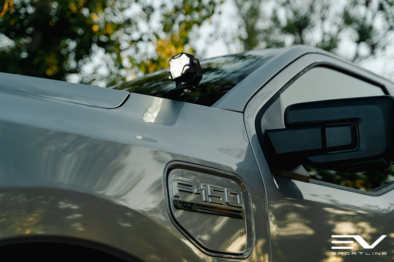 LED Pod A-Pillar Ditch Lights Morimoto 4Bangers Ford F150 Lightning ...