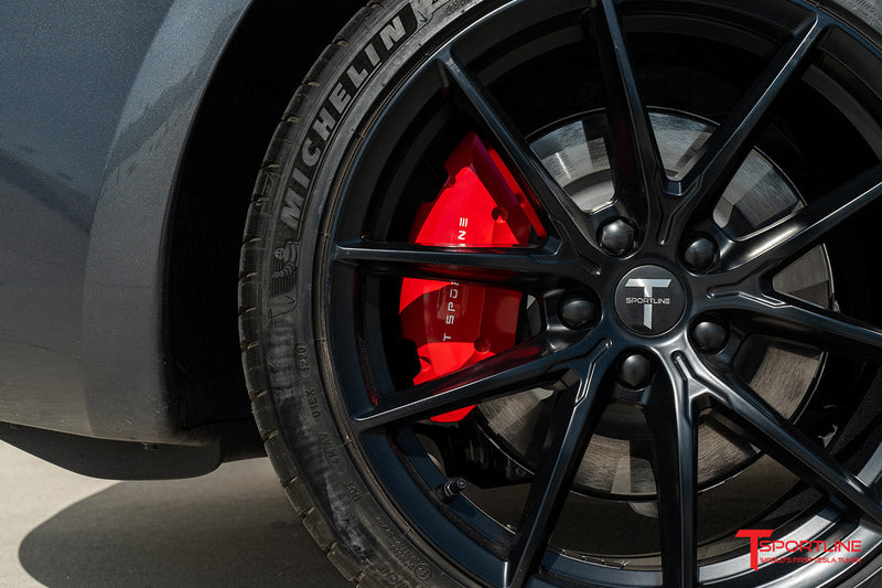 Tesla Model 3 Bolt-on Brake Caliper Covers - EV Sportline - The Leader ...